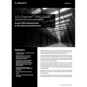 DNS Cloud | Secure Your Internet Visibility | EfficientIP